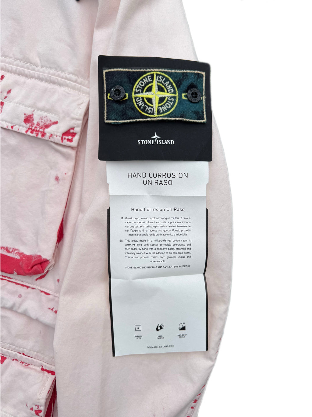 Stone Island Hand Corrosion On Raso – DON Threads