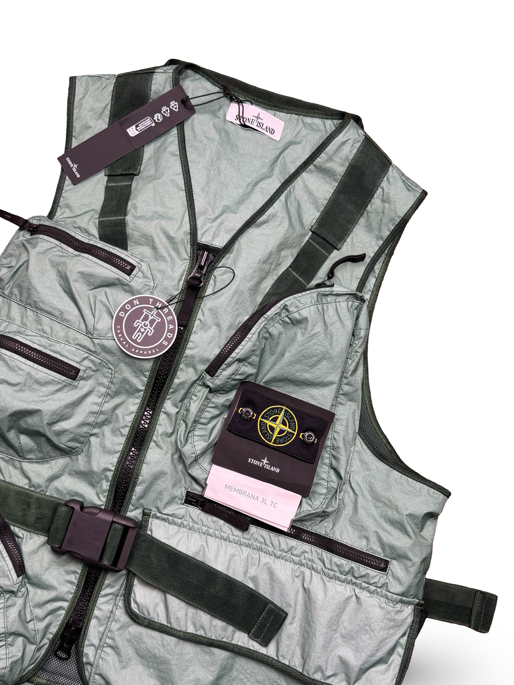 Stone Island Membrana 3L TC Utility Vest – DON Threads