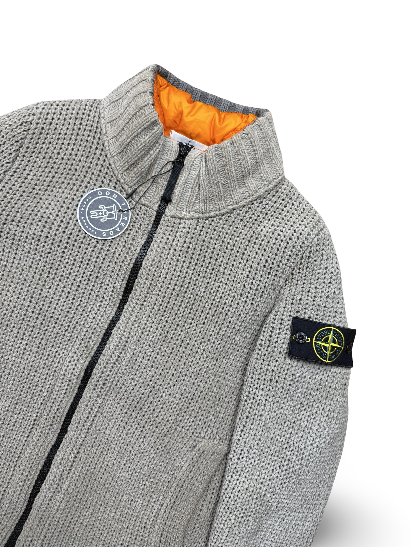 Stone Island 30th Anniversary Wool Blend Presidential Knit With Liner Stone Island 30th Anniversary Wool Blend Presidential Knit With Liner